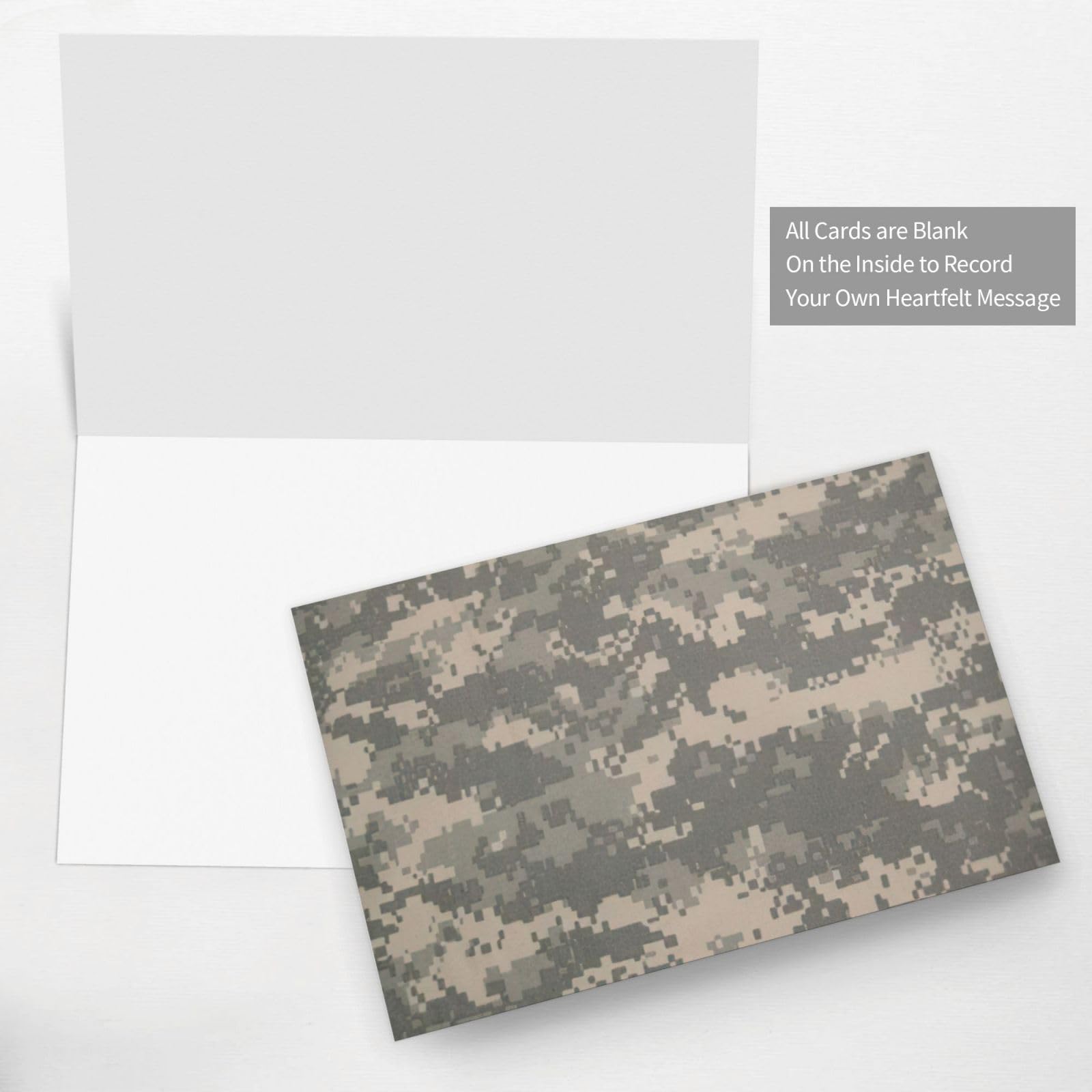 Camouflage Blank Invitation Cards To Print Inkdotpot Pack Of 30 Deer