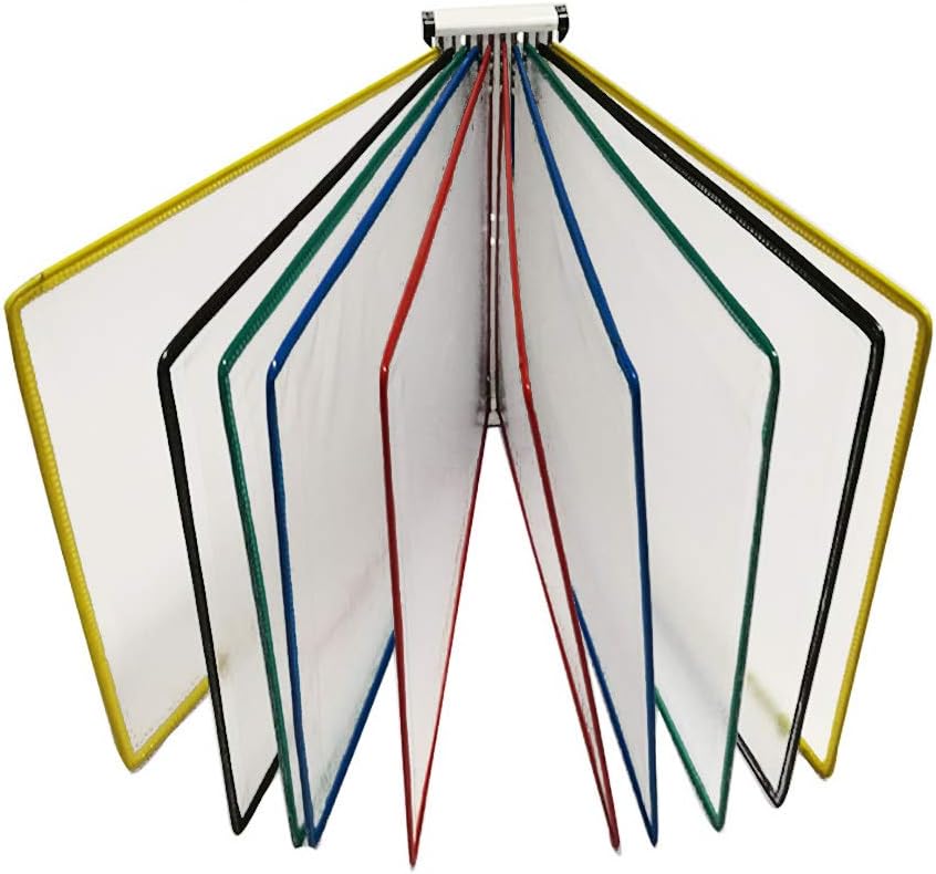 Amazon.com: Flip Folder, Wall-Mounted Loose-Leaf Transparent Page ...