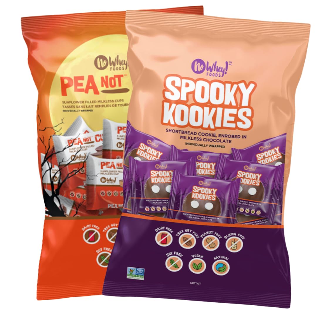 Amazon.com : No Whey Foods - Milkless Sunbutter Cups and Spooky Kookies ...