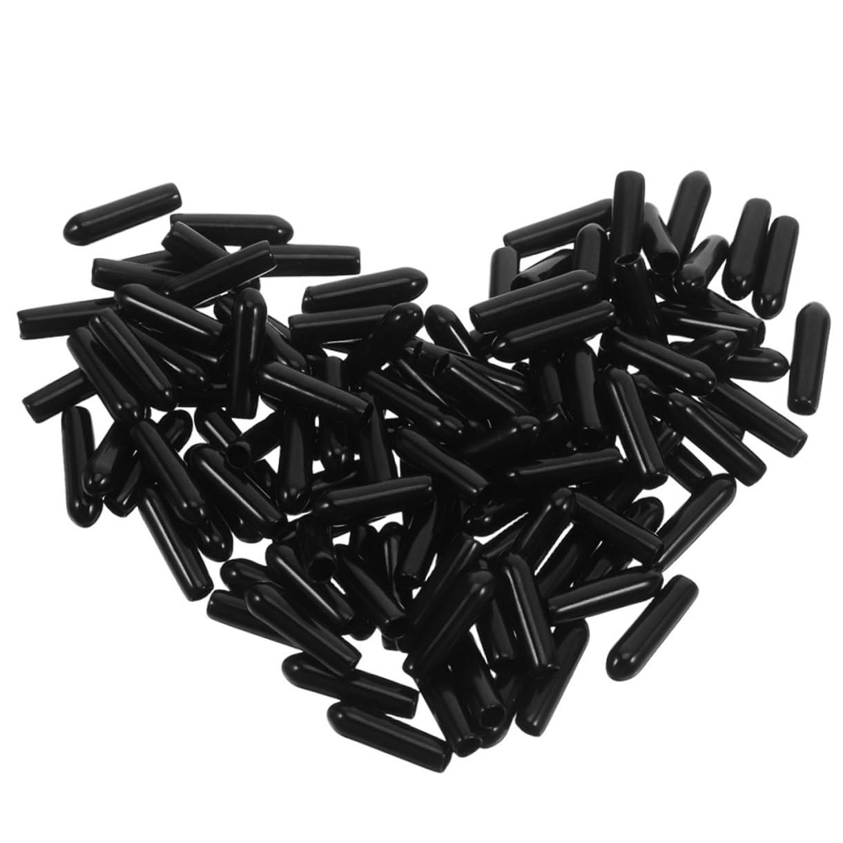 TOPPERFUN 600pcs PVC Nut Caps Flexible Threaded Bolt Screw Caps for ...