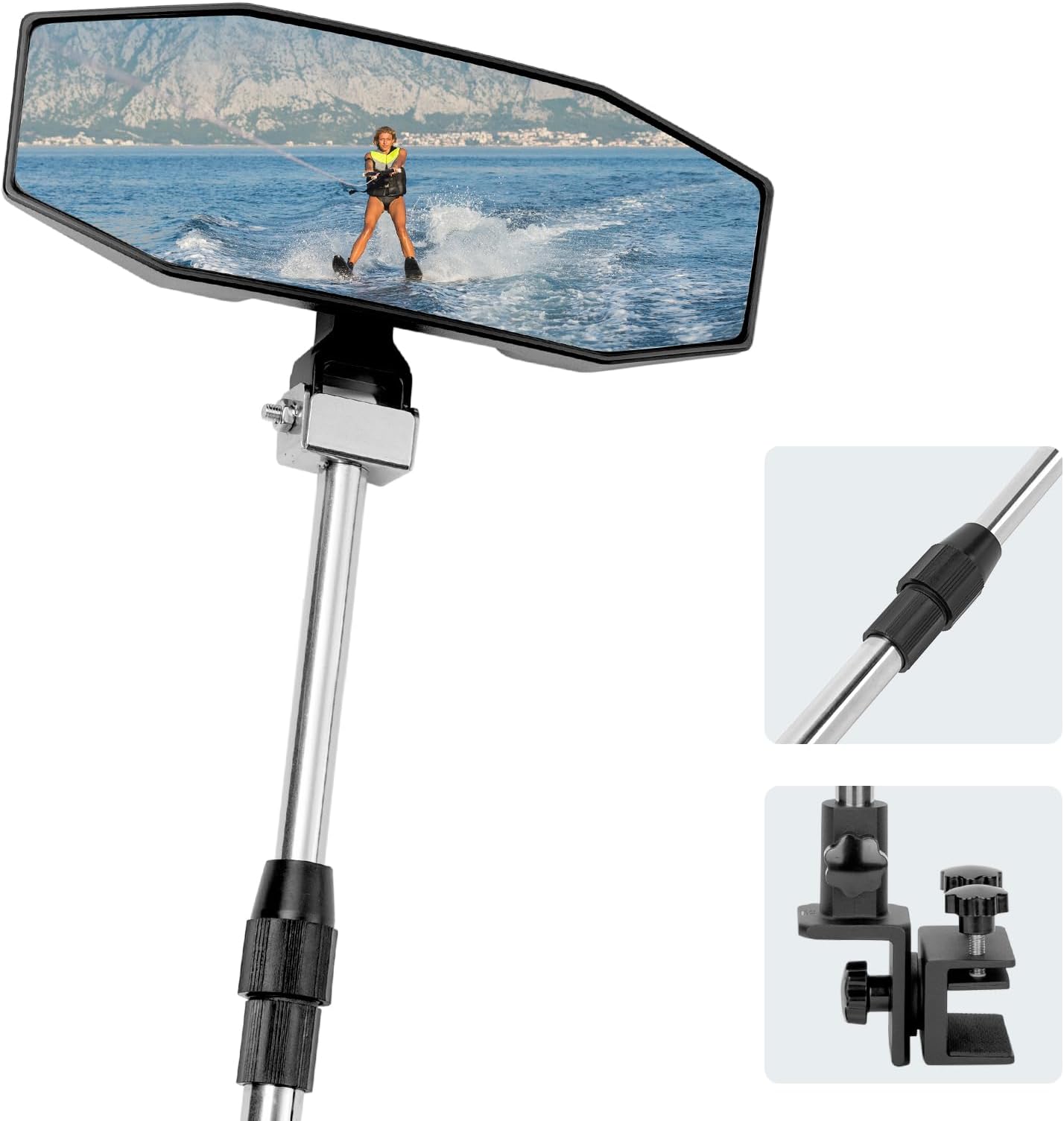 Amazon.com: CIPA 11073 Concept II Black 4" x 8" Marine Mirror : Automotive