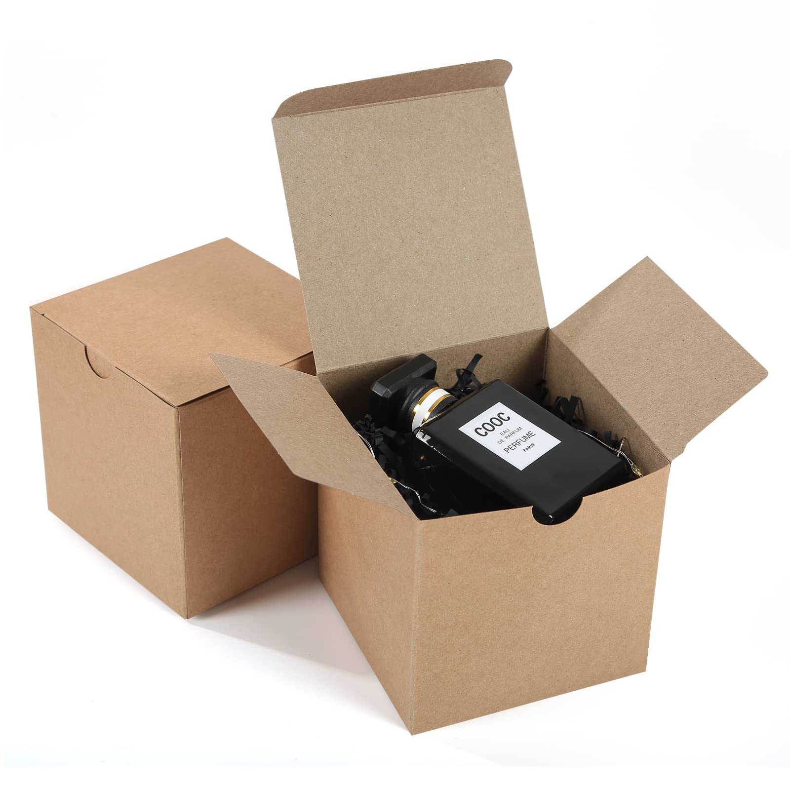 komstuon Gift Boxes 50 Pack 4x4x4 inches Christmas Gift Boxes Gift ...