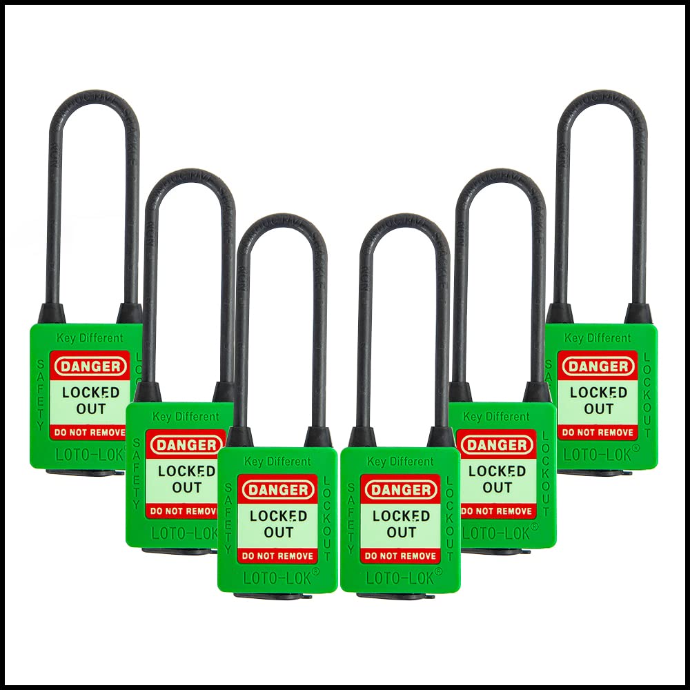 Buy LOTO-LOK - PATENTED - 3PTP (3 Point Traceability Padlock) Lockout ...