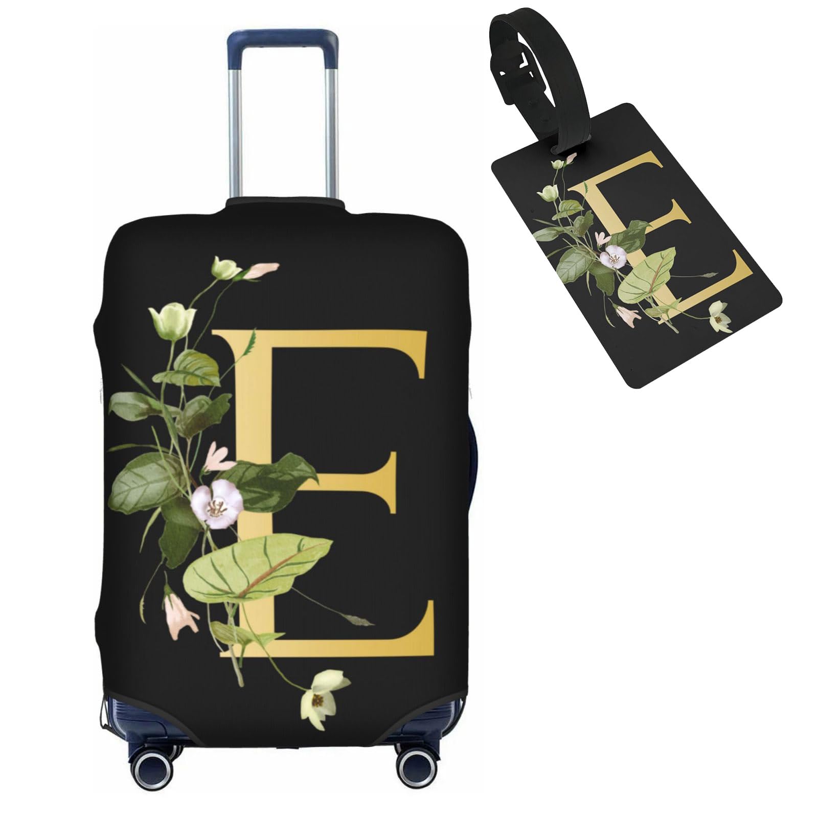 Amazon.com | Tuizumy Decorative E Suitcase Protectors Elastic Washable ...