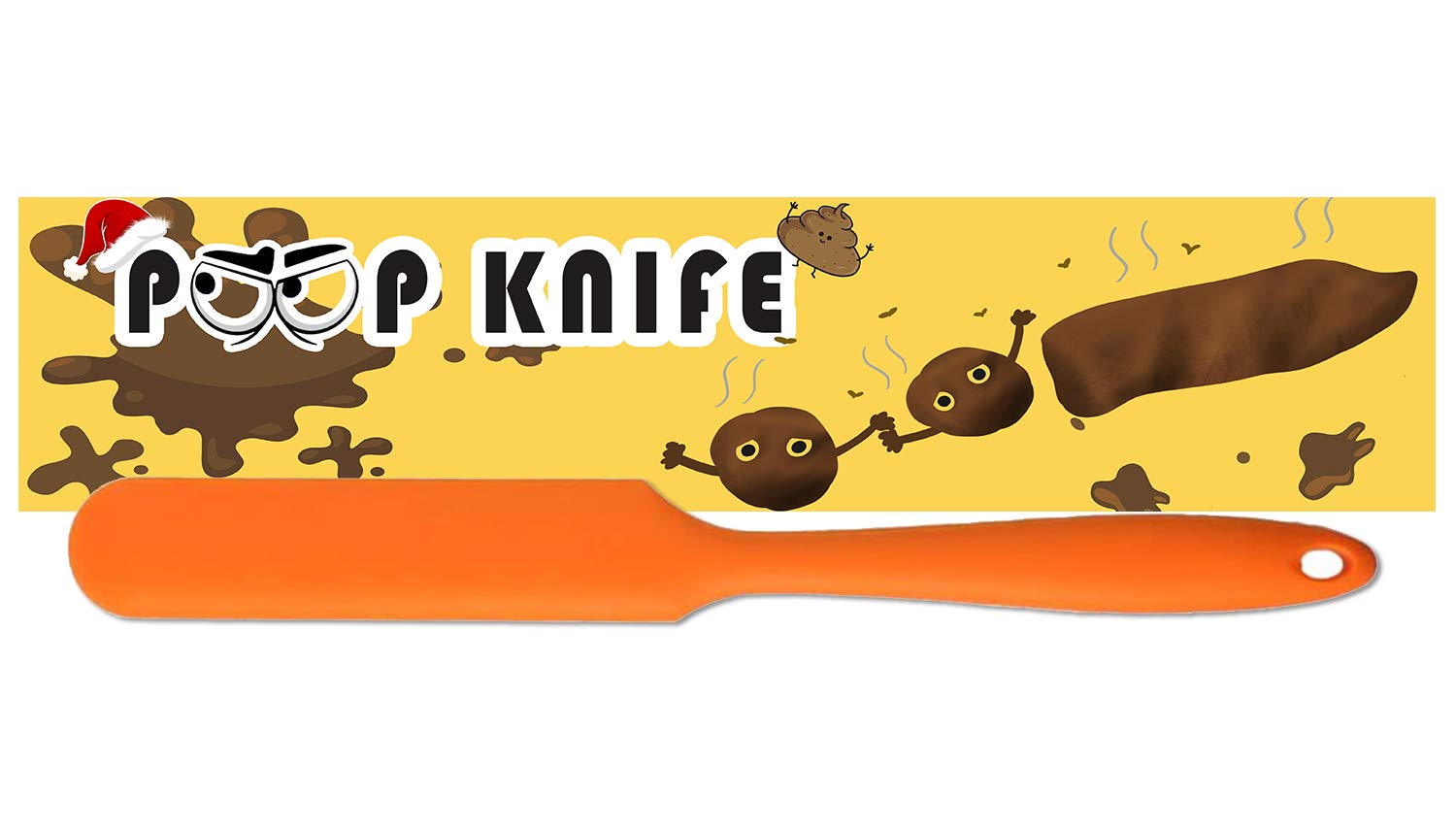 Poop Divider Knife Silicone Spatula Prank Funny Gag Gifts For Christmas ...