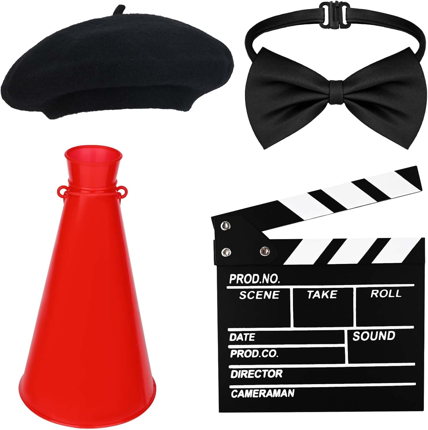 Amazon.com: Kavoc Director Costume Set Include Director Beret Hat ...