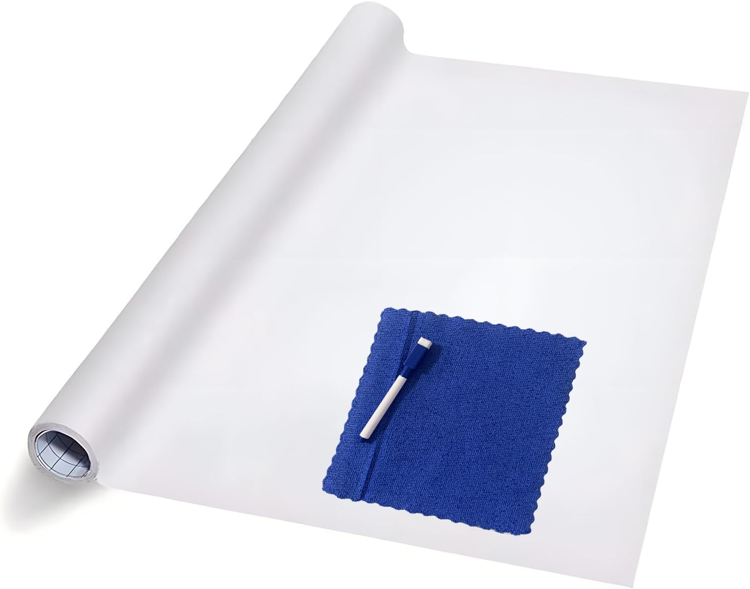 Pizarron Blanco Adhesiva en Rollo 60 × 200cm, MTQ Pizarra de PVC ...