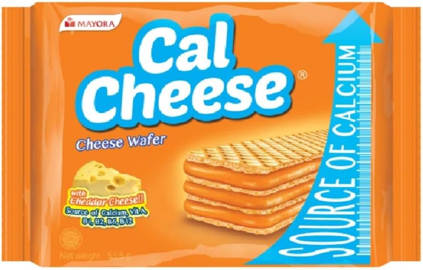 Amazon.com: Mayora Cal Cheese Wafer 53.5g (3 Packs) : Grocery & Gourmet ...