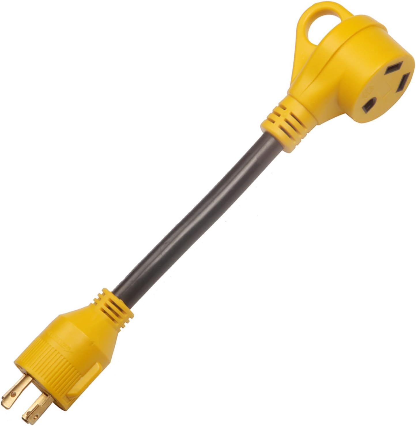 Amazon.com: 30 Amp Generator to 30 Amp RV Plug Adapter NEMA L14-30P to ...