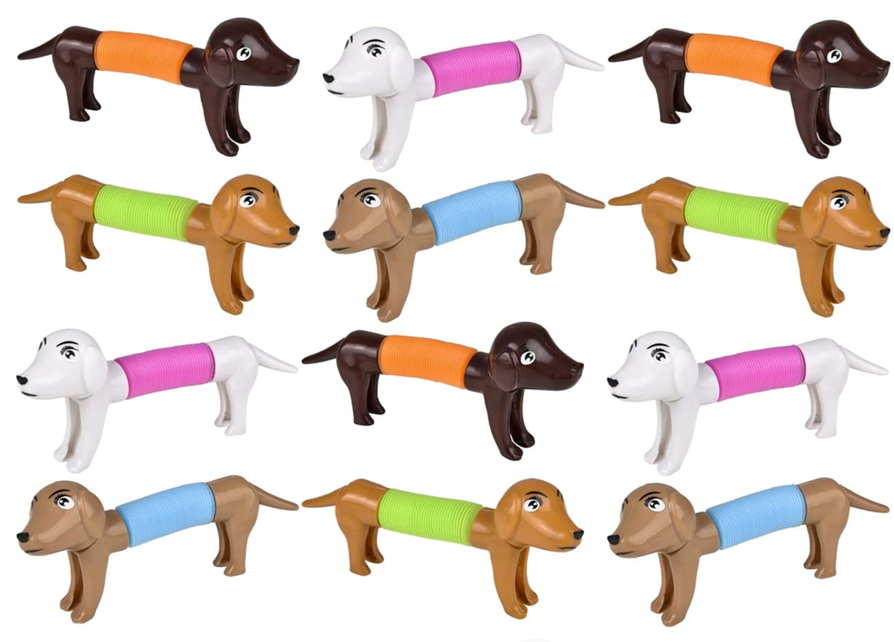 Amazon.com: Curious Minds Busy Bags Set of 12 Cute Weiner Dog Pull and ...