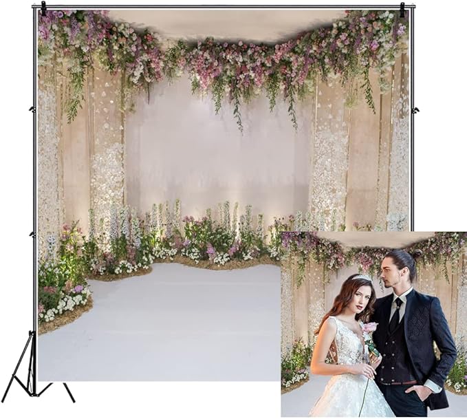 Amazon.com : Leyiyi 6x6ft Photography Background Wedding Ceremony ...