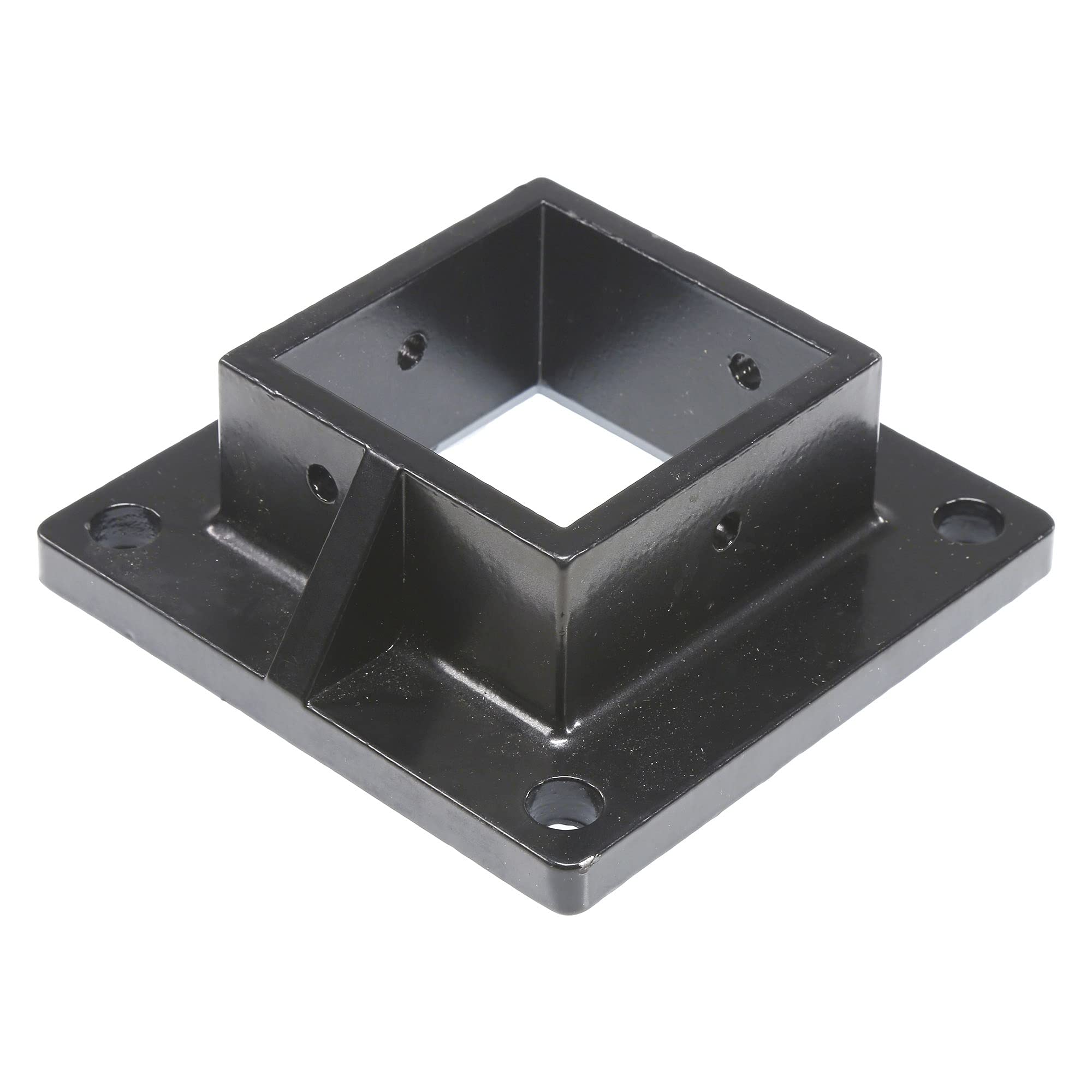 Amazon.com : Floor Flange for 2 1/2" Square x 2 1/2" Square Aluminum ...