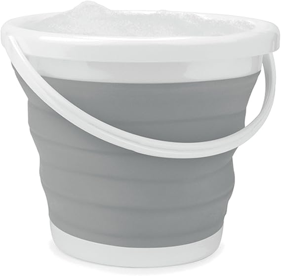 Beldray® LA028495GRY Zusammenklappbarer Wassereimer, großer Faltbarer ...
