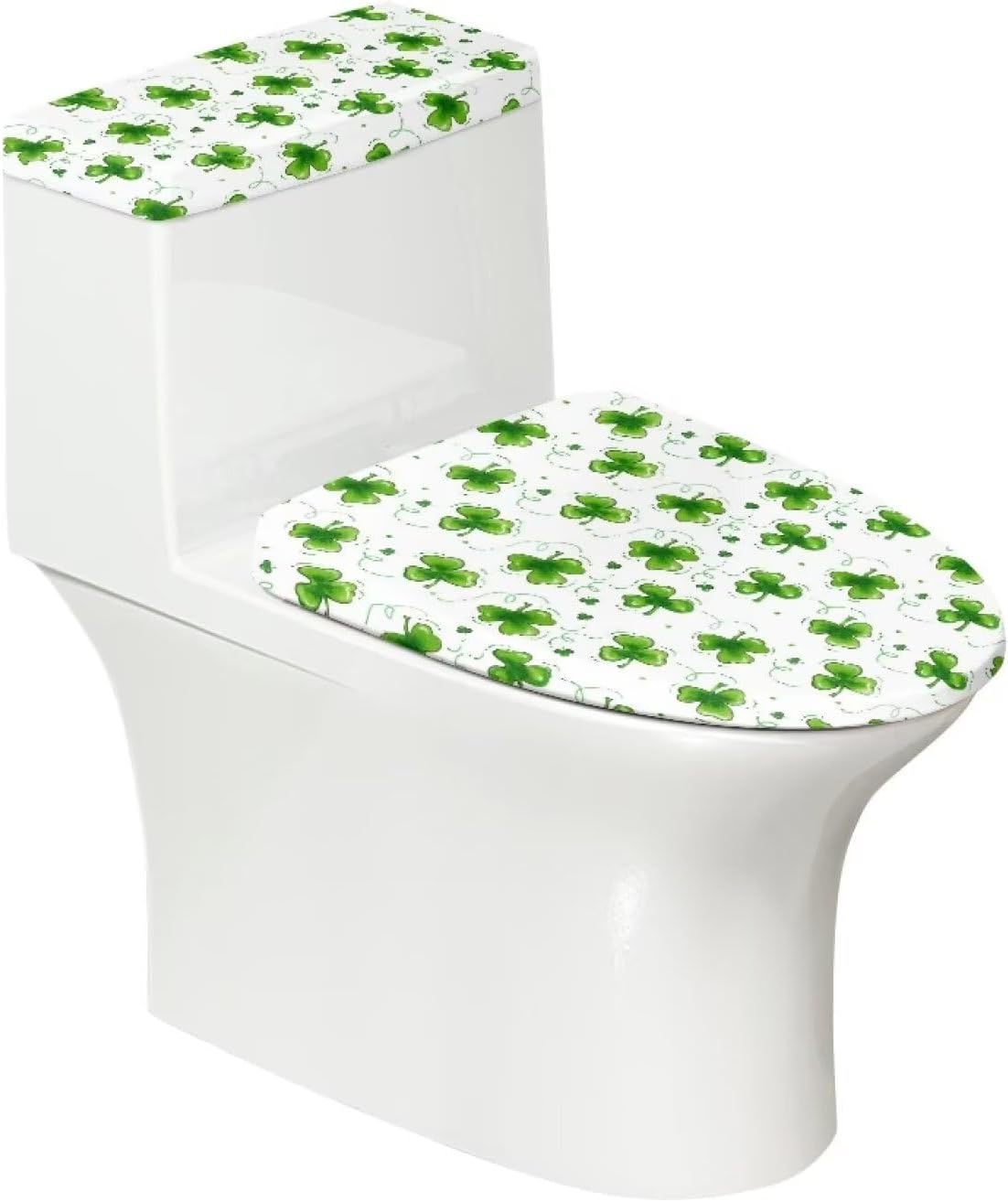 Amazon.com: Maiyoinou Bathroom Toilet Tank Lid Cover and Toilet Seat ...