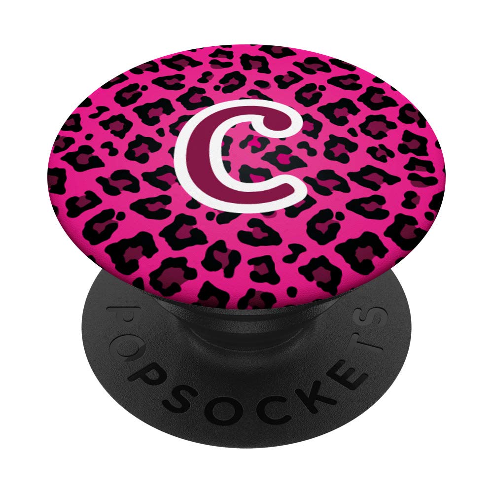 The Letter A In Pink Cheetah Print