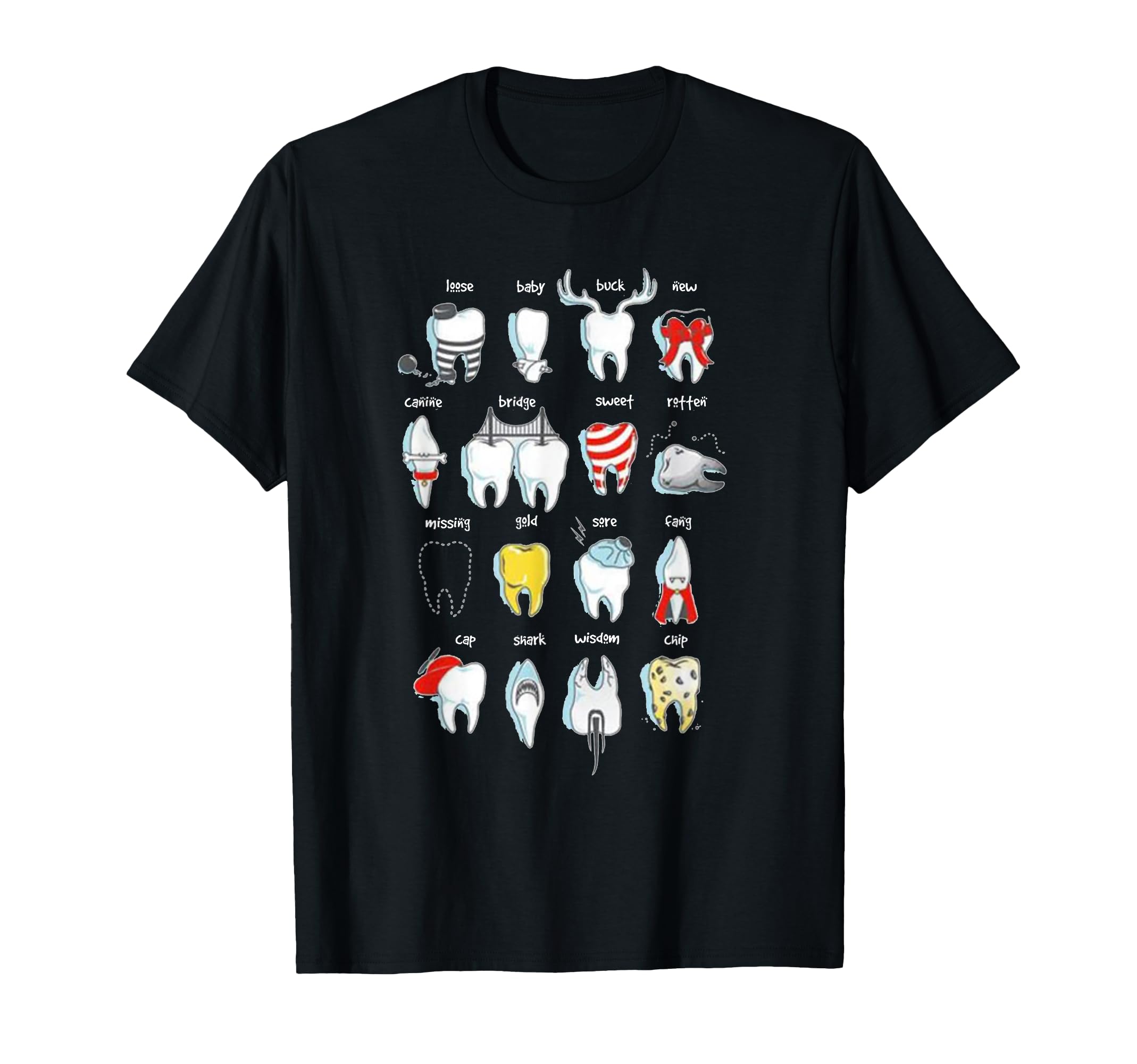 Tooth T Shirt T Shirts – – Decarba NL