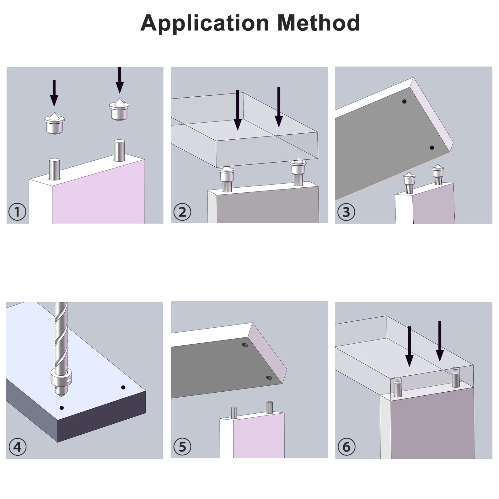 Snapklik.com : Jongdari 24PCS Dowel Centering Pins For Woodworking ...
