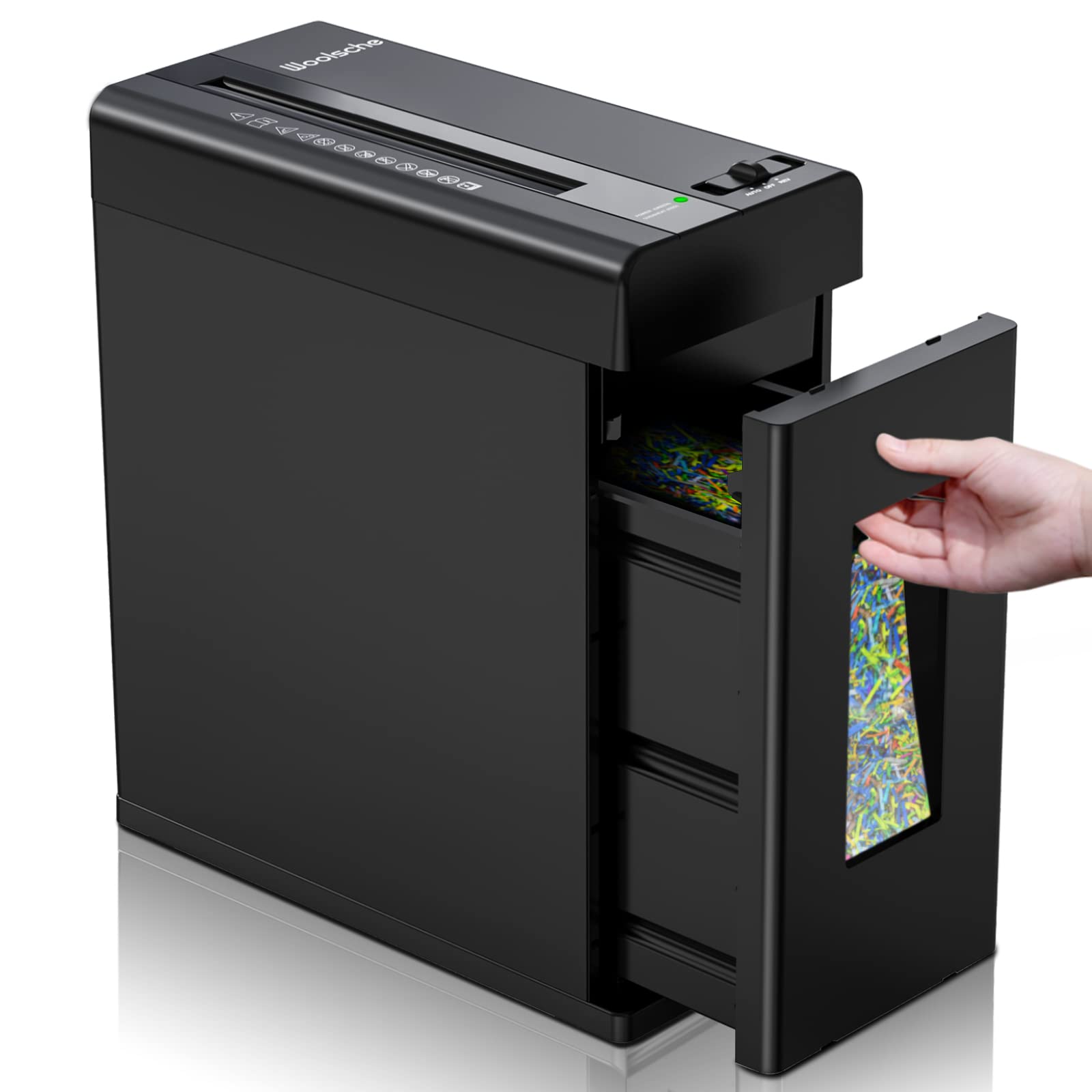 Buy Paper Shredder 6 Sheet Micro Cut With 2 9 Gallons Bin P 5 High buy-paper-shredder-6-sheet-micro-cut-with-2-9-gallons-bin-p-5-high