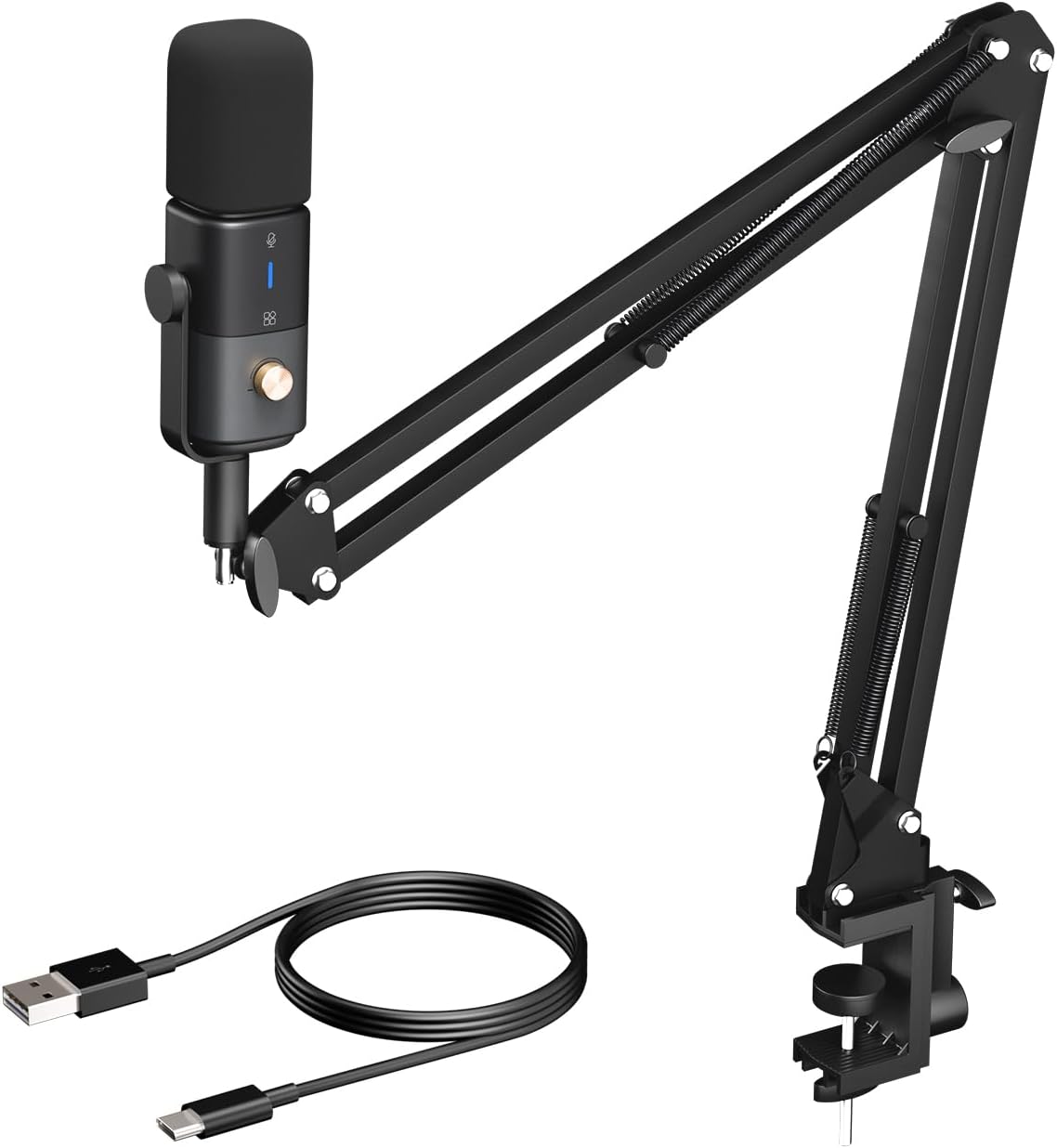 Shure MV6 USB Gaming Mikrofon, USB-C, Dynamisches Mikrofon, Streaming ...