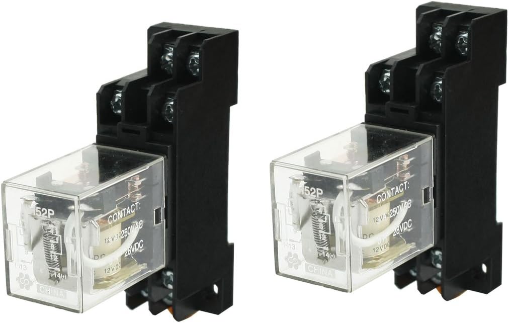 Amazon.com: Uxcell Electromagnetic Power Relay (2 Piece) : Industrial ...