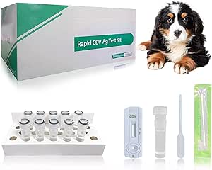 Yanzeo 10 Tests Canine CDV Ag Quick Test Kit for Dogs, Quick Test of ...