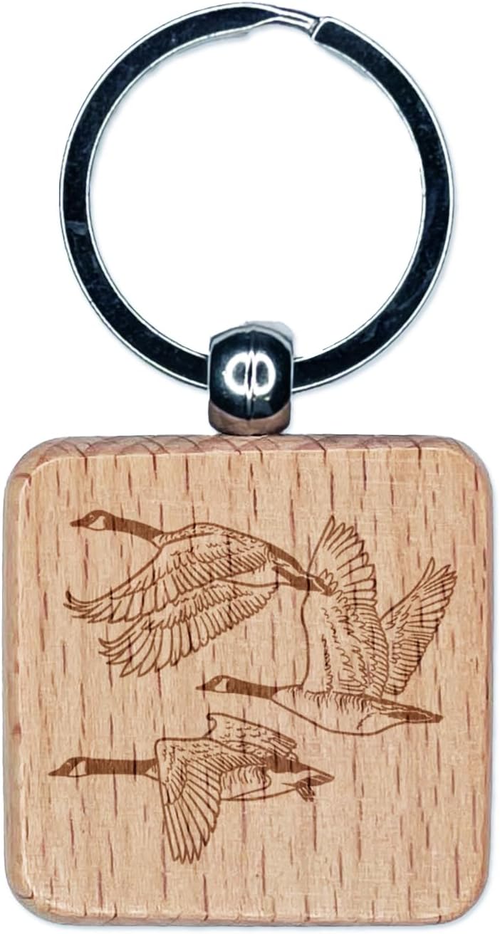 Amazon.com: Sniggle Sloth Canadian Canada Geese Flying Goose Engraved ...