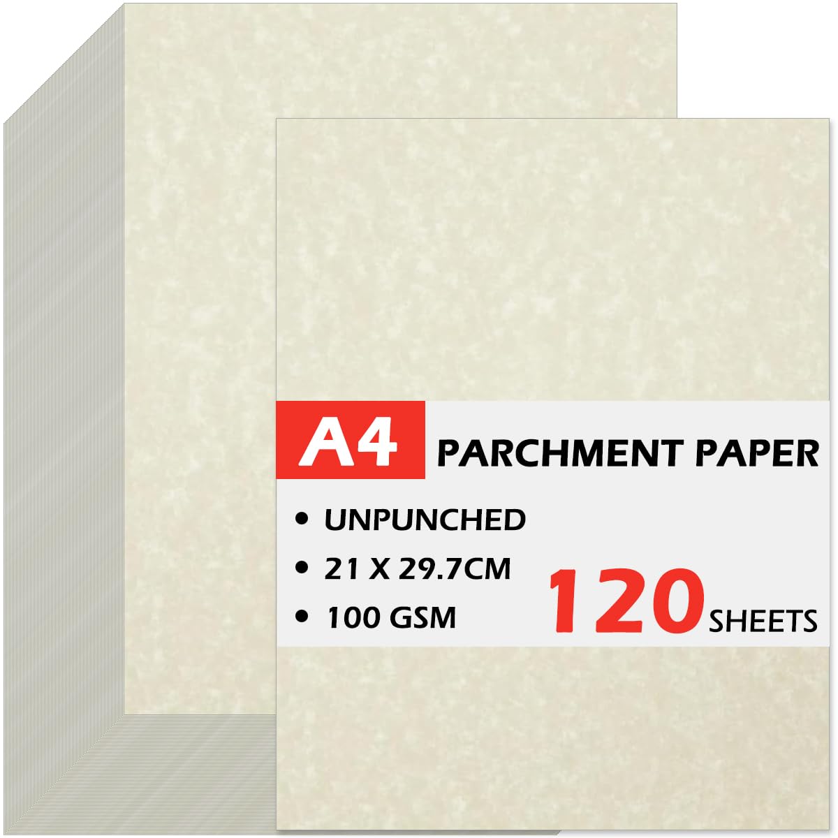 Parchment Paper A4 XXINMOH 100 Sheets Certificate Paper, Resume Paper ...