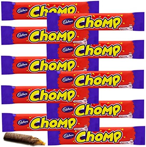 Amazon.com : Cadbury Chomp Bars | Total 10 bars of British Chocolate ...