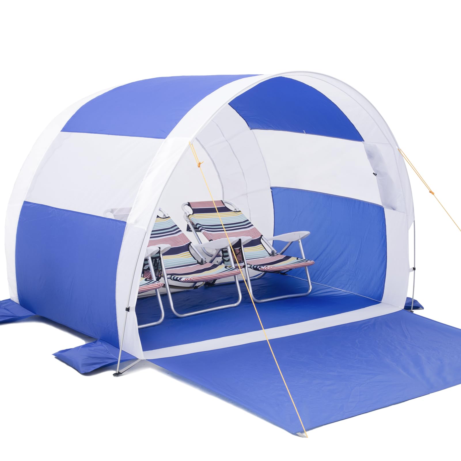 Snapklik.com : Tengou Large Portable Beach Tent, Beach Shade For 3-5 ...