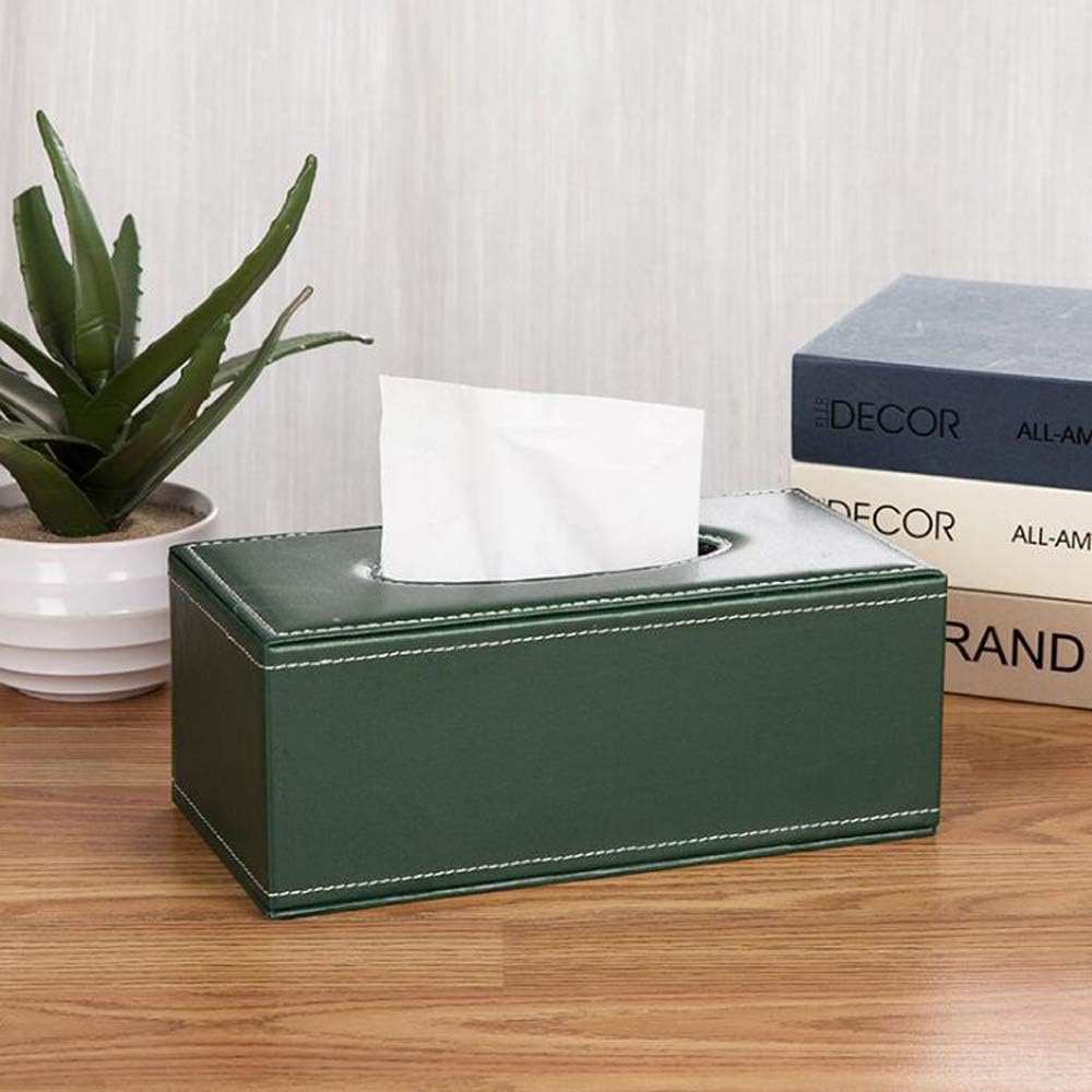 Amazon.com: Leather Tissue Box Holder - Waterproof Rectangular Tissue ...