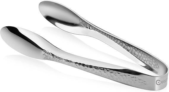 Amazon.com: Cuisinox Hand Hammered Stainless Steel Serving Tongs, 9 ...