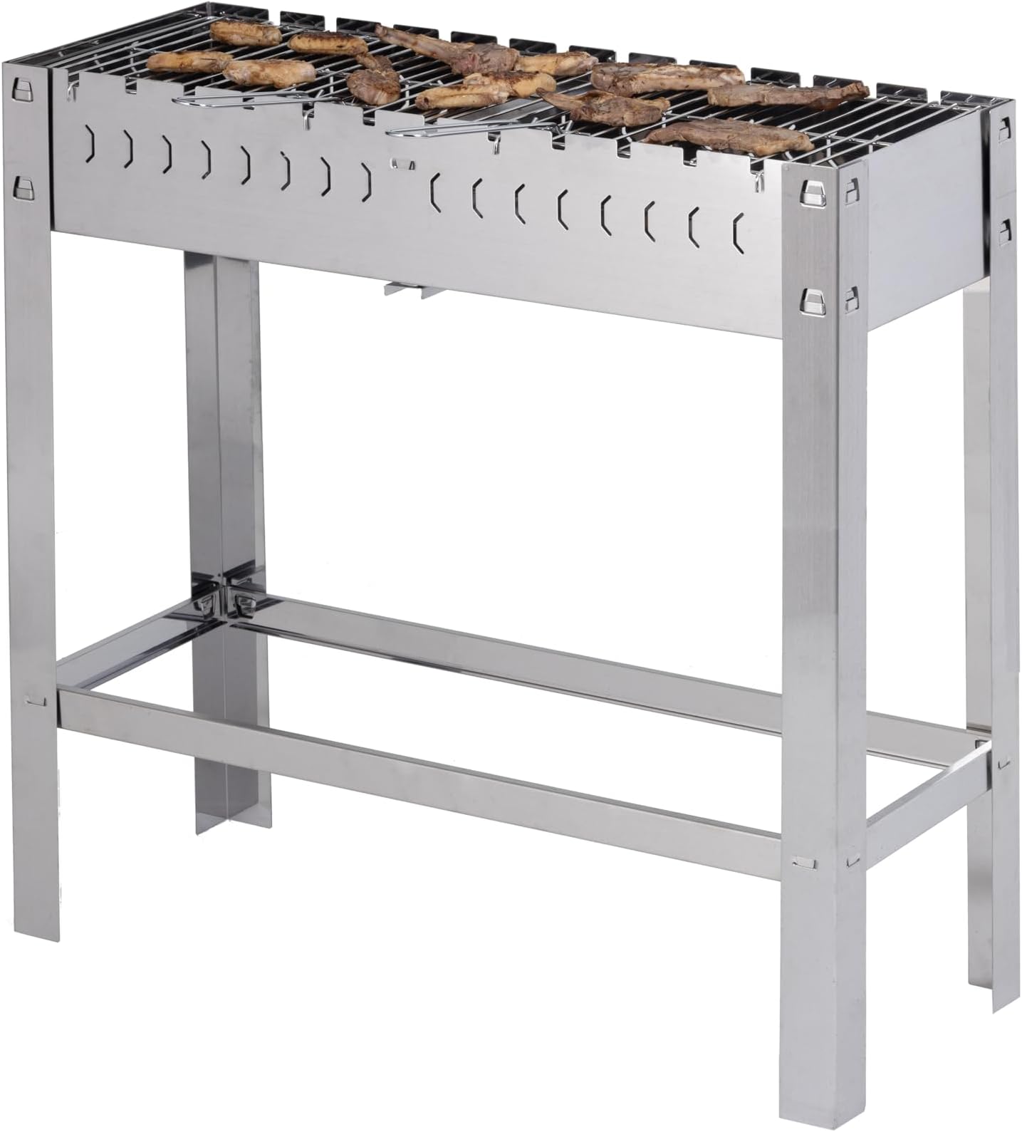 METRO Professional Holzkohlegrill Karasu, Edelstahl, 31 x 81 x 80 cm ...