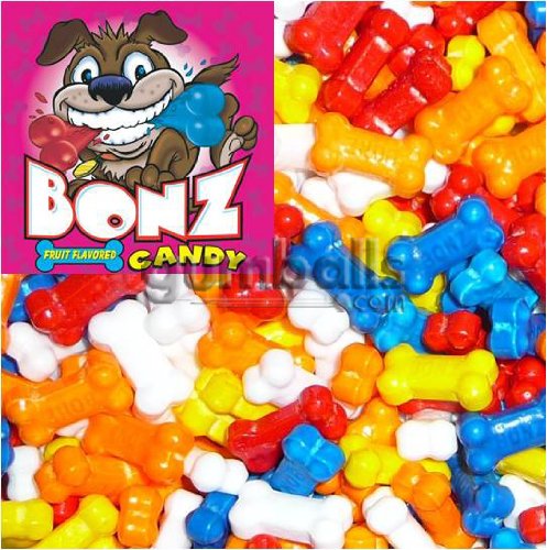 Amazon.com : Bonz Coated Candy - 25lbs : Chewing Gum : Grocery ...