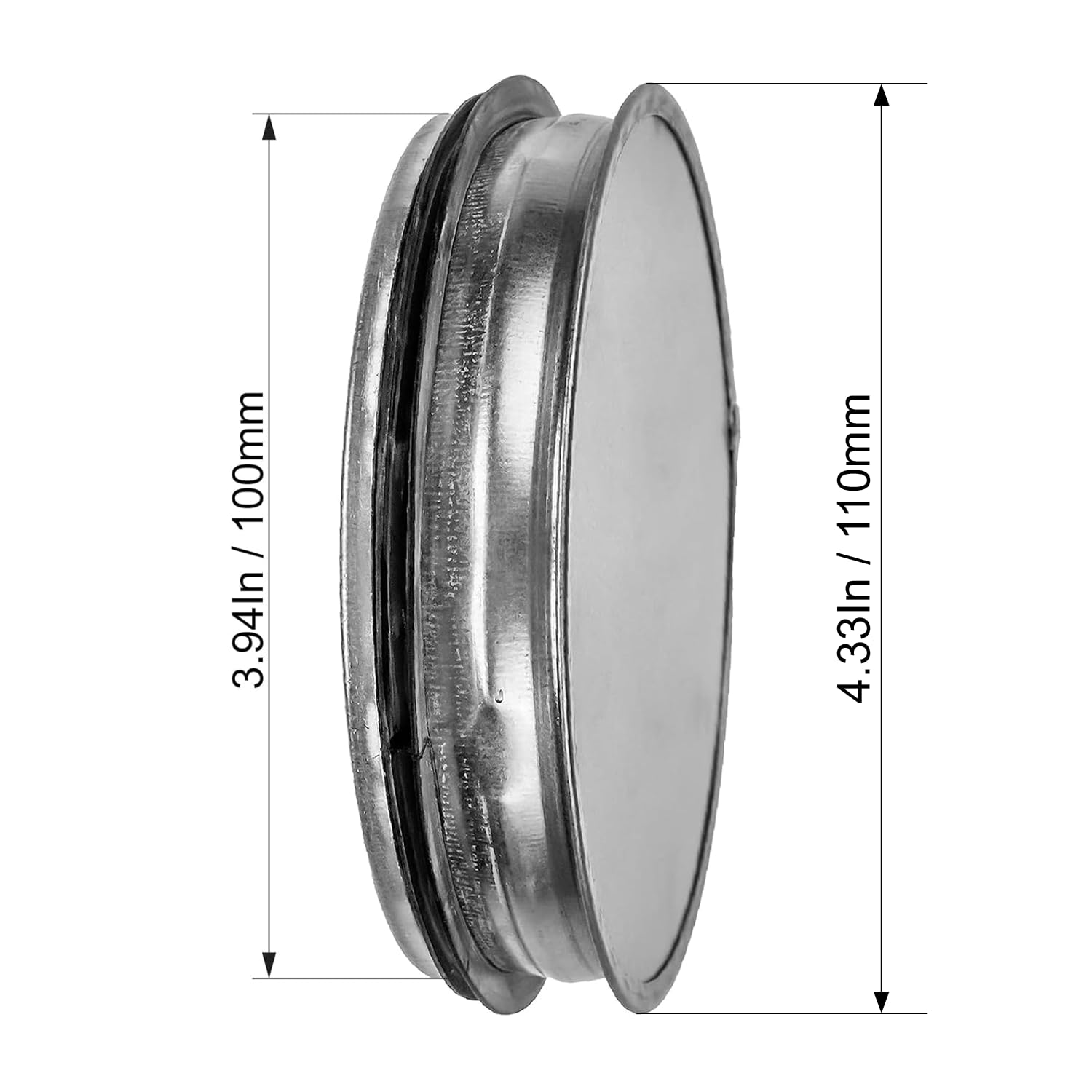 Snapklik.com : ECOPRO VENT 4” Inch Duct End Cap