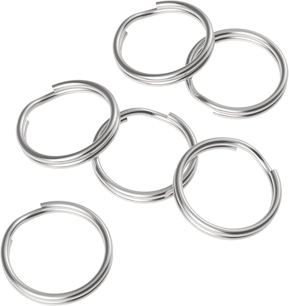 Amazon.com : Pawfly 100 Pack 1/2 Inch Split Key Rings Mini Jump Rings ...