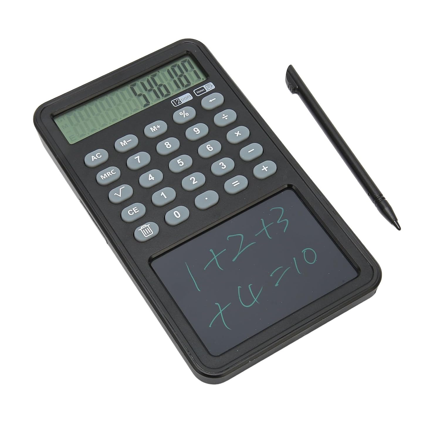Scientific Calculators with Writing Tablet, LCD Large Display 12 Digit ...