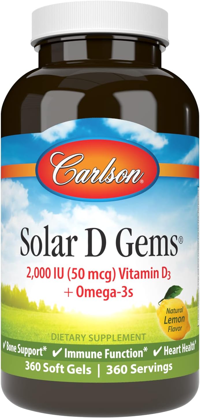 Amazon.com: Carlson - Vitamin D3, 2000 IU (50 mcg), Bone & Immune ...