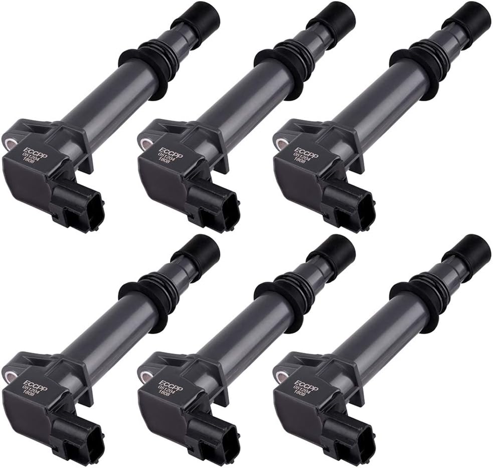 Amazon.com: ECCPP Pack of 6 Ignition Coil Compatible for Jee-p Cherokee ...