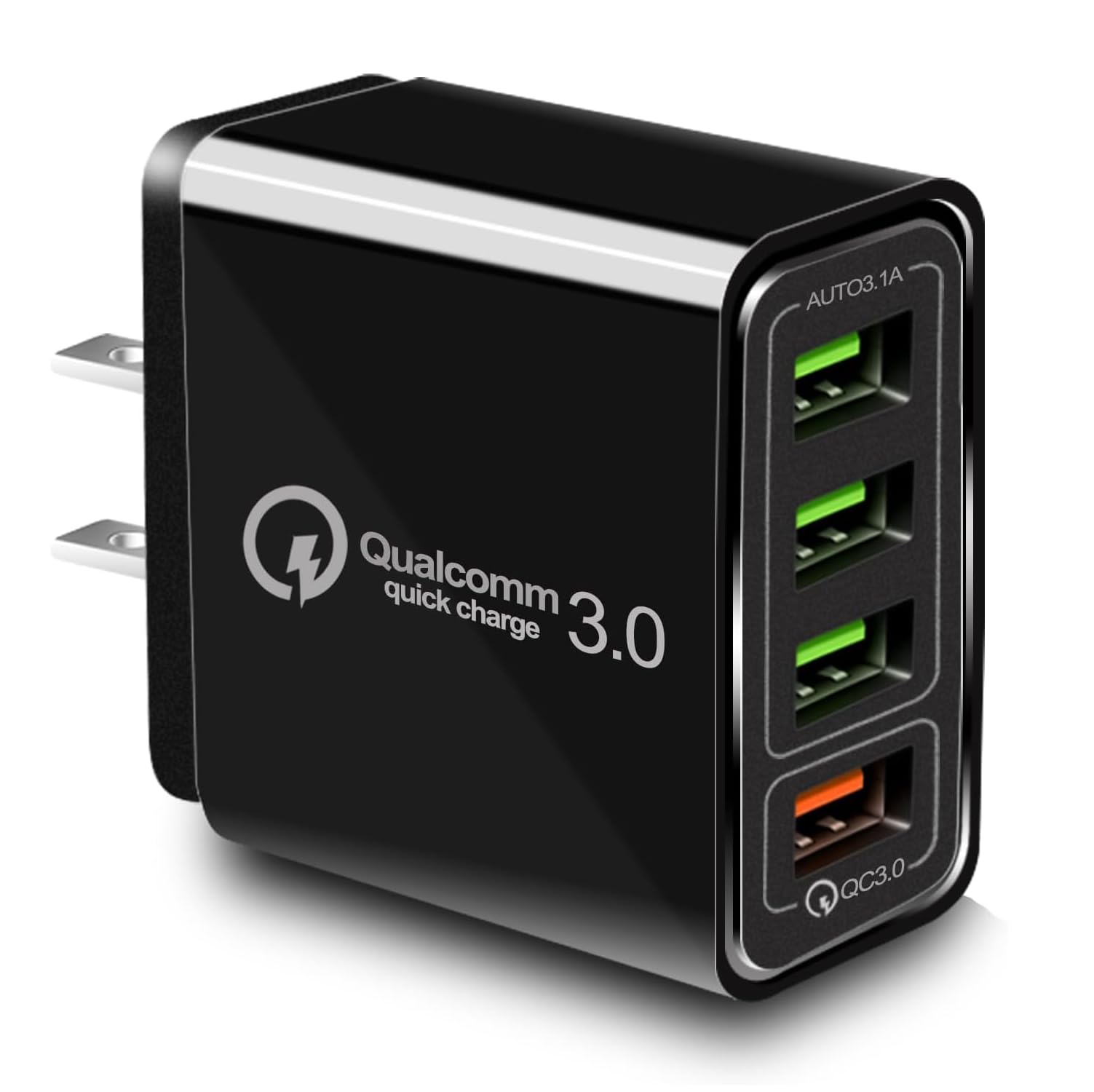 Amazon.com: USB Wall Charger Multiport QC.3 Quick Charge 4-Port Fast ...