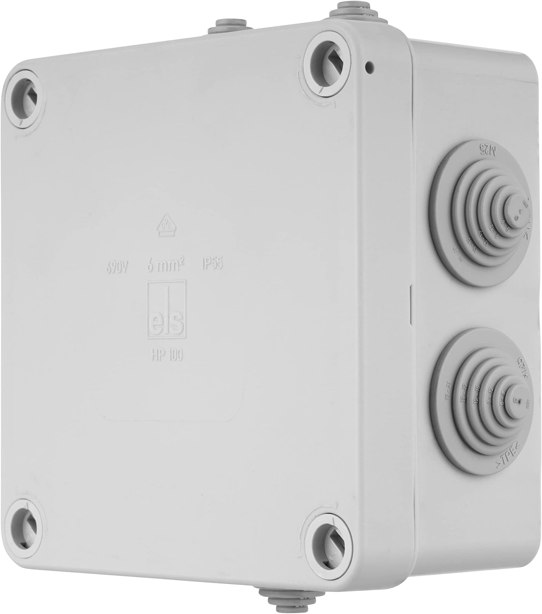 Kopp Abzweigdose Aufputz Feuchtraum, 102 x 102 x 55 mm, IP66 ...