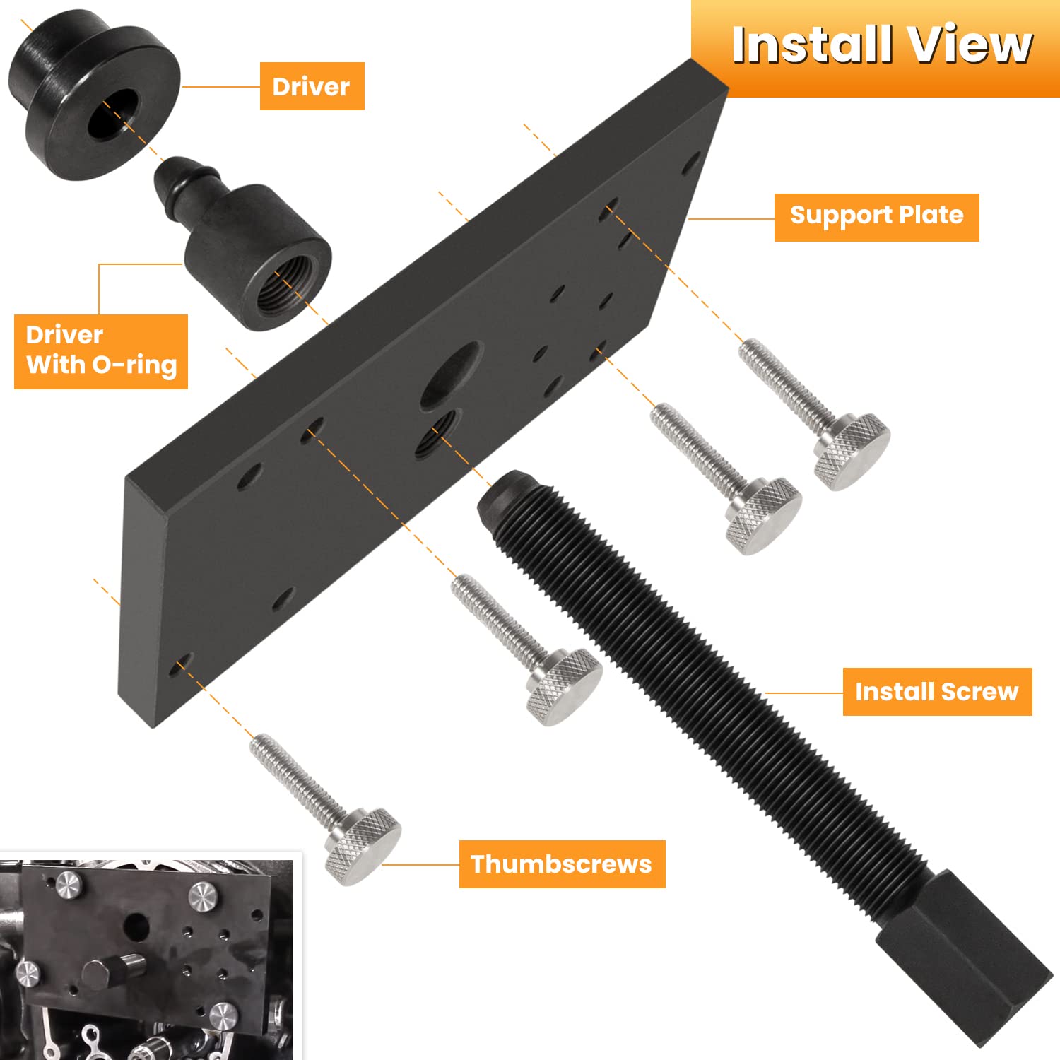 M8 Cam Kit Jims Camshaft Needle Bearing Remover And Installer For ...
