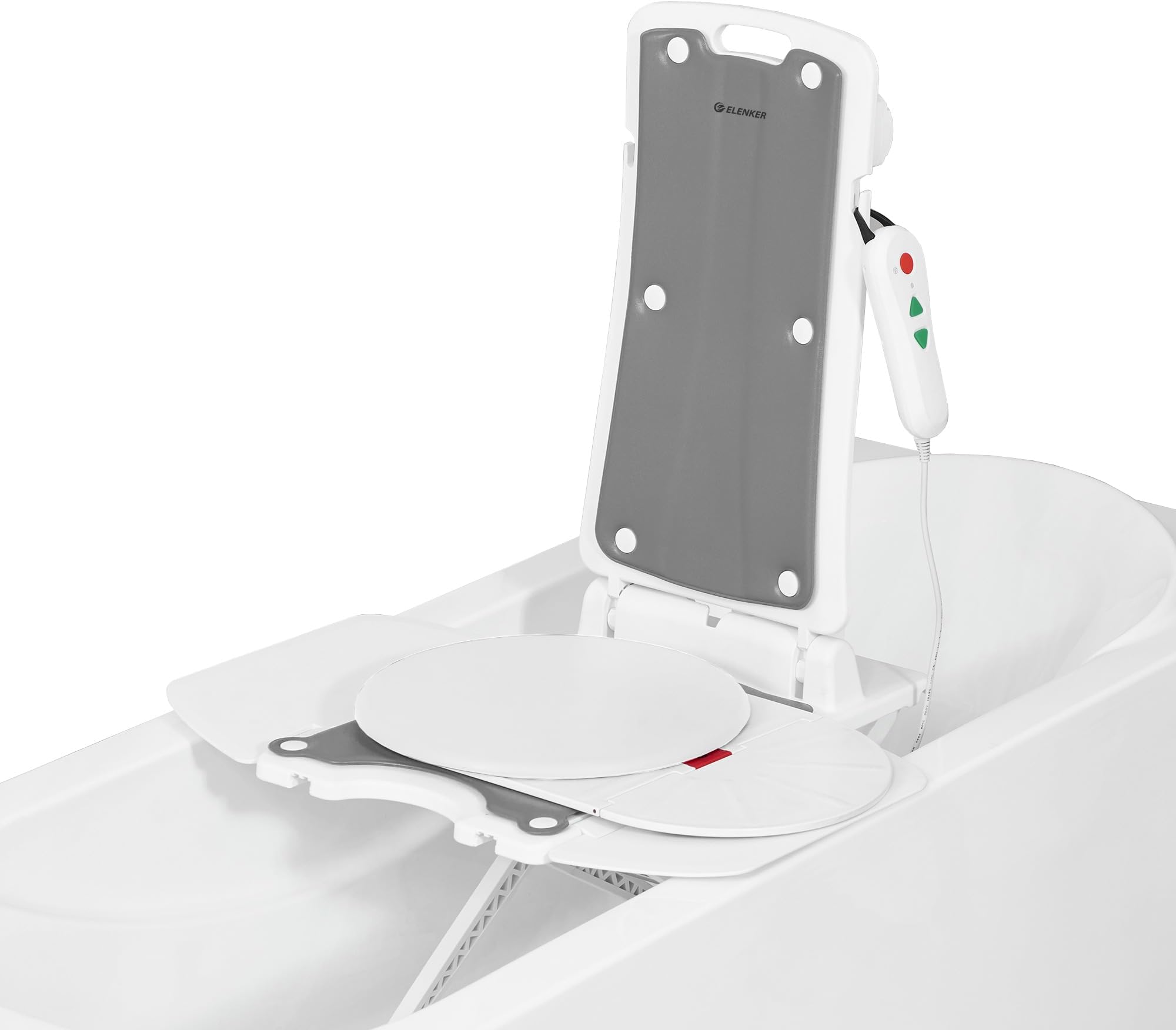Amazon.com: Electric Lift Shower Chair with Seat Belt, Electric Shower ...