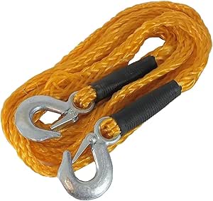 Amazon.com: Nylon Trailer Rope with Hooks 3/4 inch Diameter Rope 14 FT ...