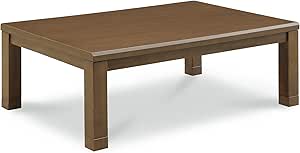 Amazon.co.jp : KaguBuy ノフ こたつ テーブル 四角 単品 120×80 150×90 UV塗装 コンパクト 角型 (幅120, ﾀﾞｰｸﾌﾞﾗｳﾝ) : ホーム＆キッチン