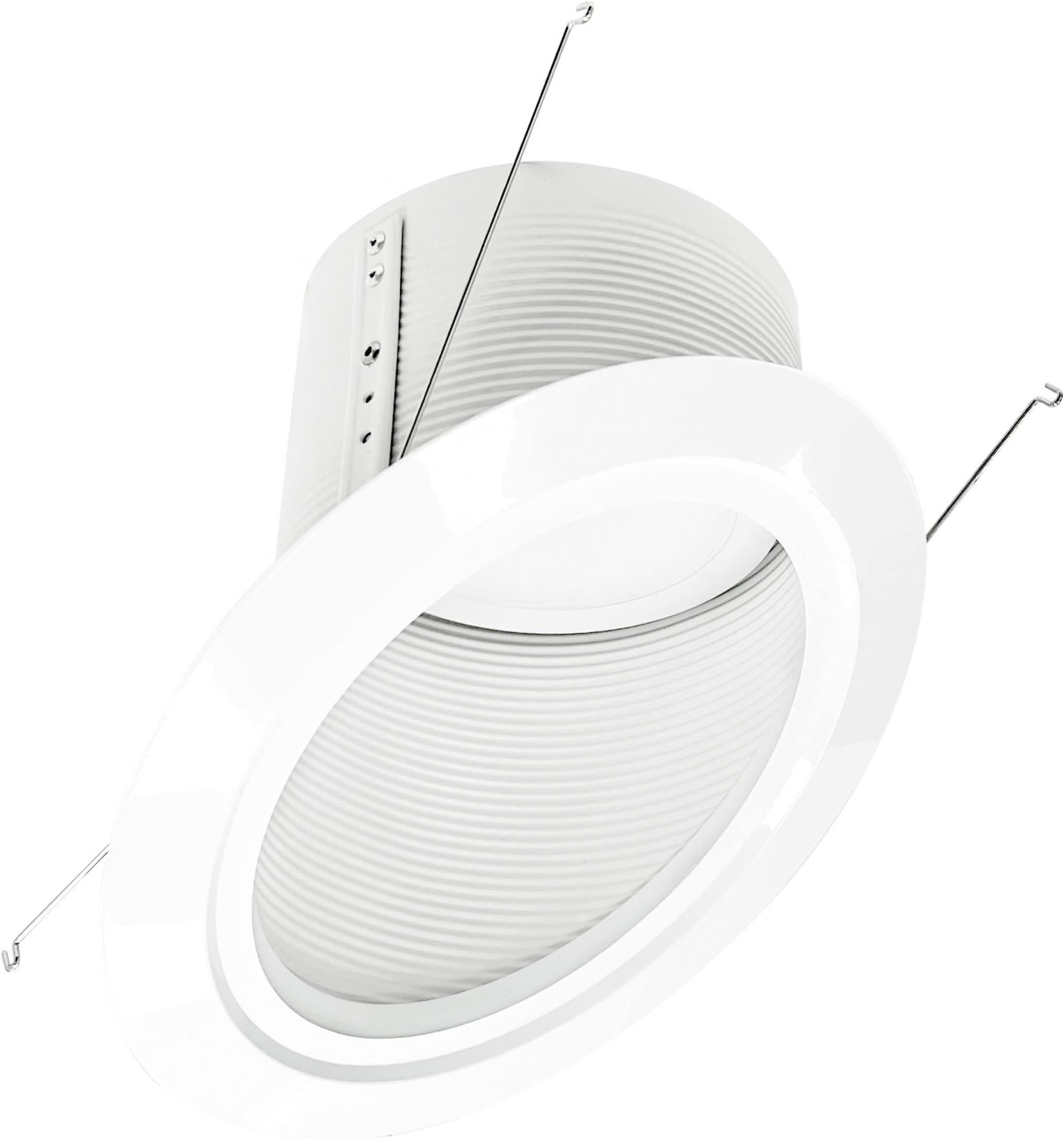 Nora NLRS-6S12L130W 6" Super Slope LED Retrofit Baffle (White Baffle ...