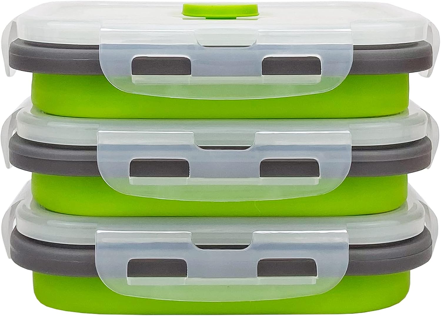 Amazon.com: CCyanzi 3piece Collapsible Food Storage Containers with ...