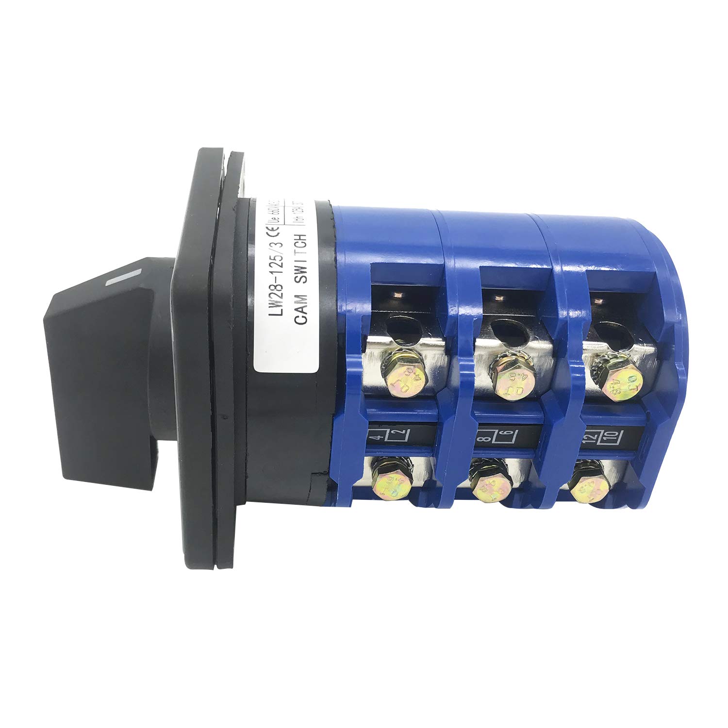 Snapklik.com : Rotary Cam Changeover Switch LW28-125/3 660V 125A 3 ...