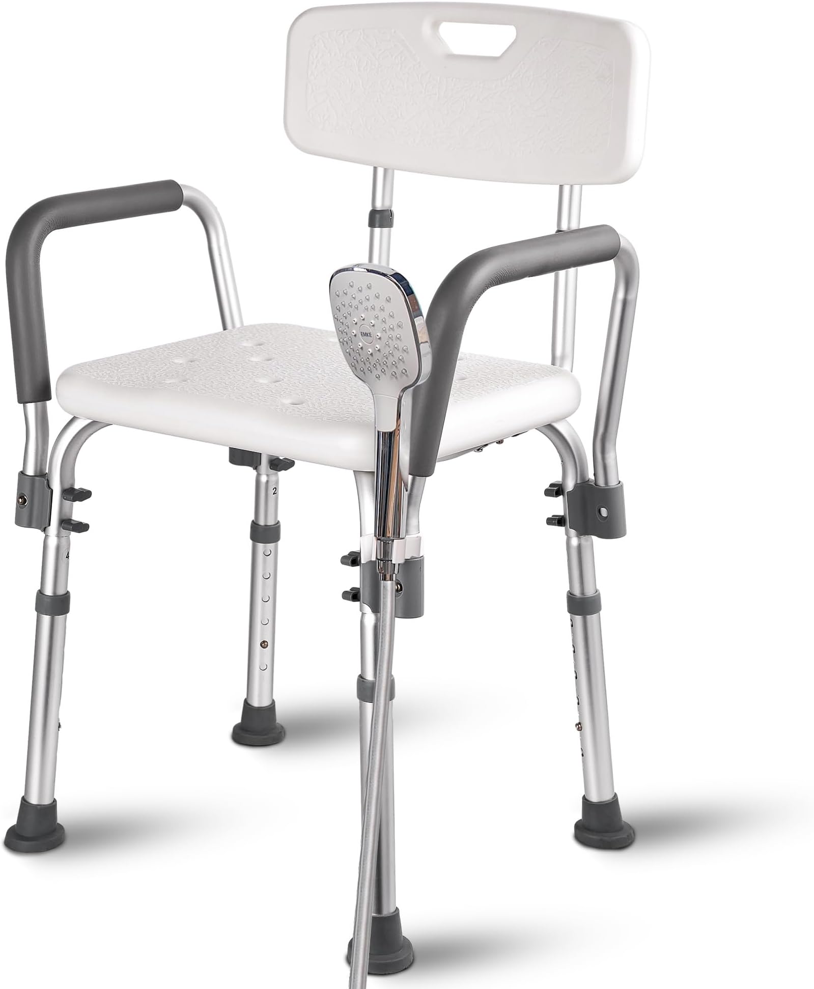 Amazon.com: SIEPUNK Shower Chair for Elderly & Disabled, 4-in-1 Bath ...
