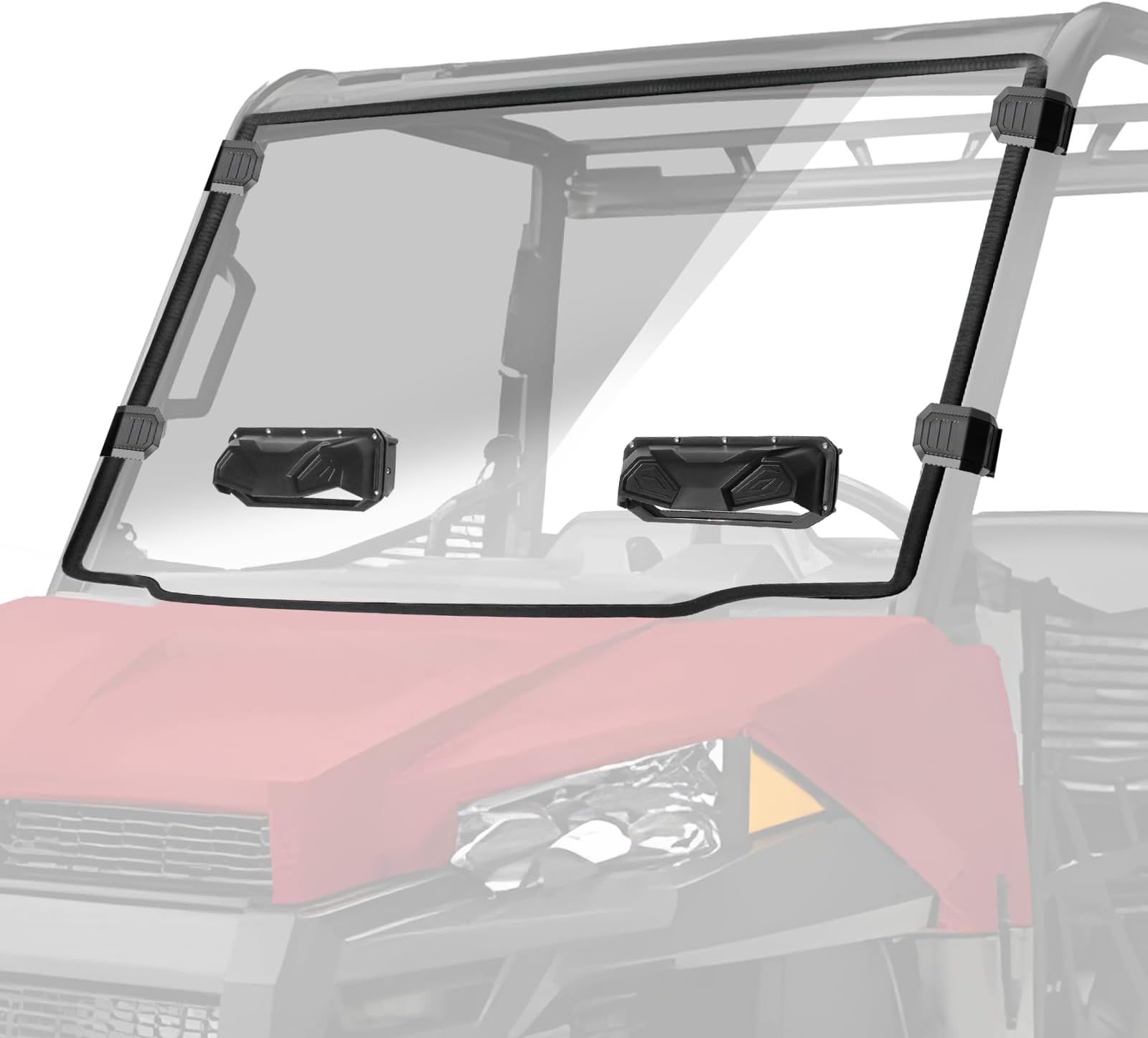 Amazon.com: StarknightMT Ranger Midsize 570 500 Windshield Vented ...