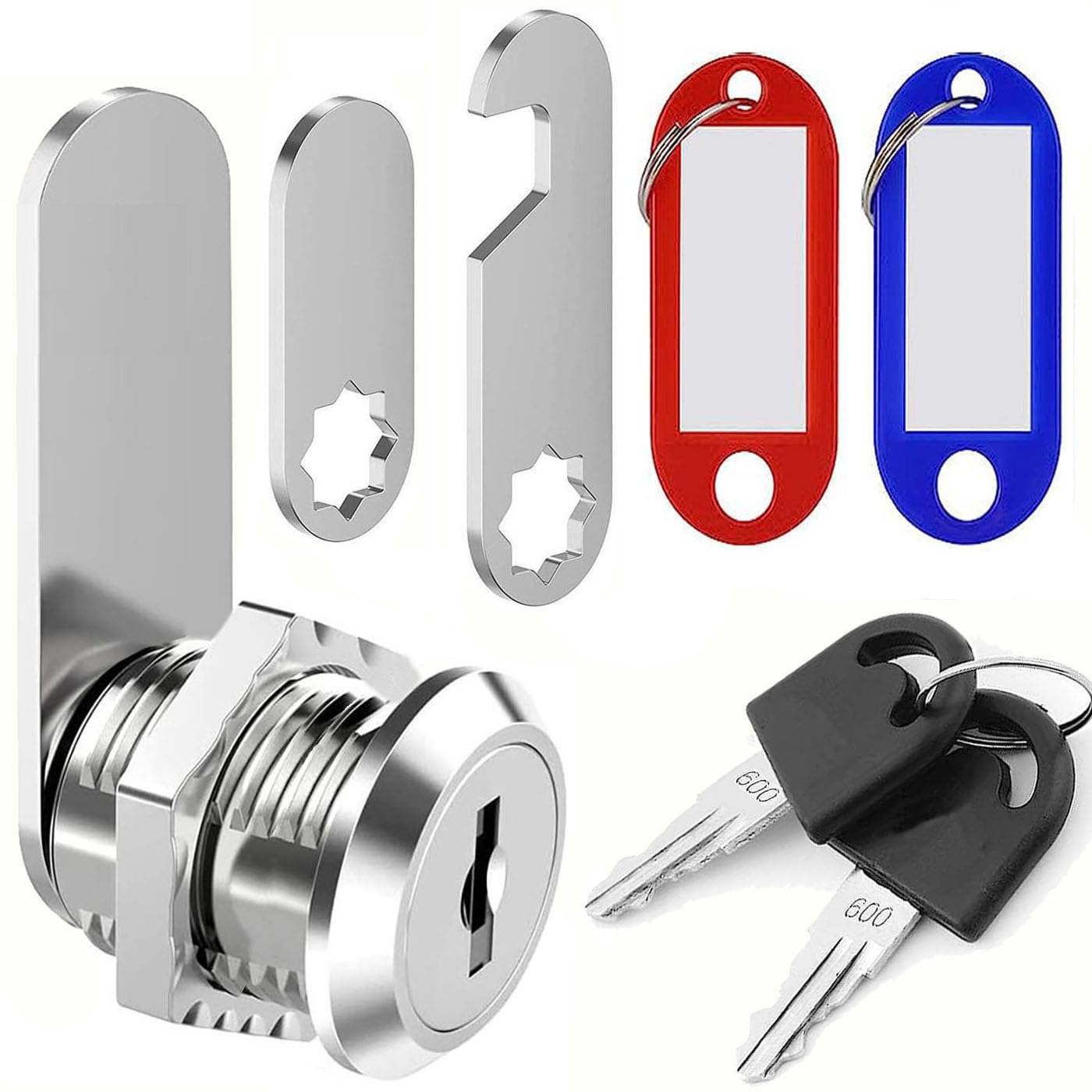 ZiYuya 20mm Cam Lock with Key Alike, Letterbox Lock Mailbox Lock Lever ...